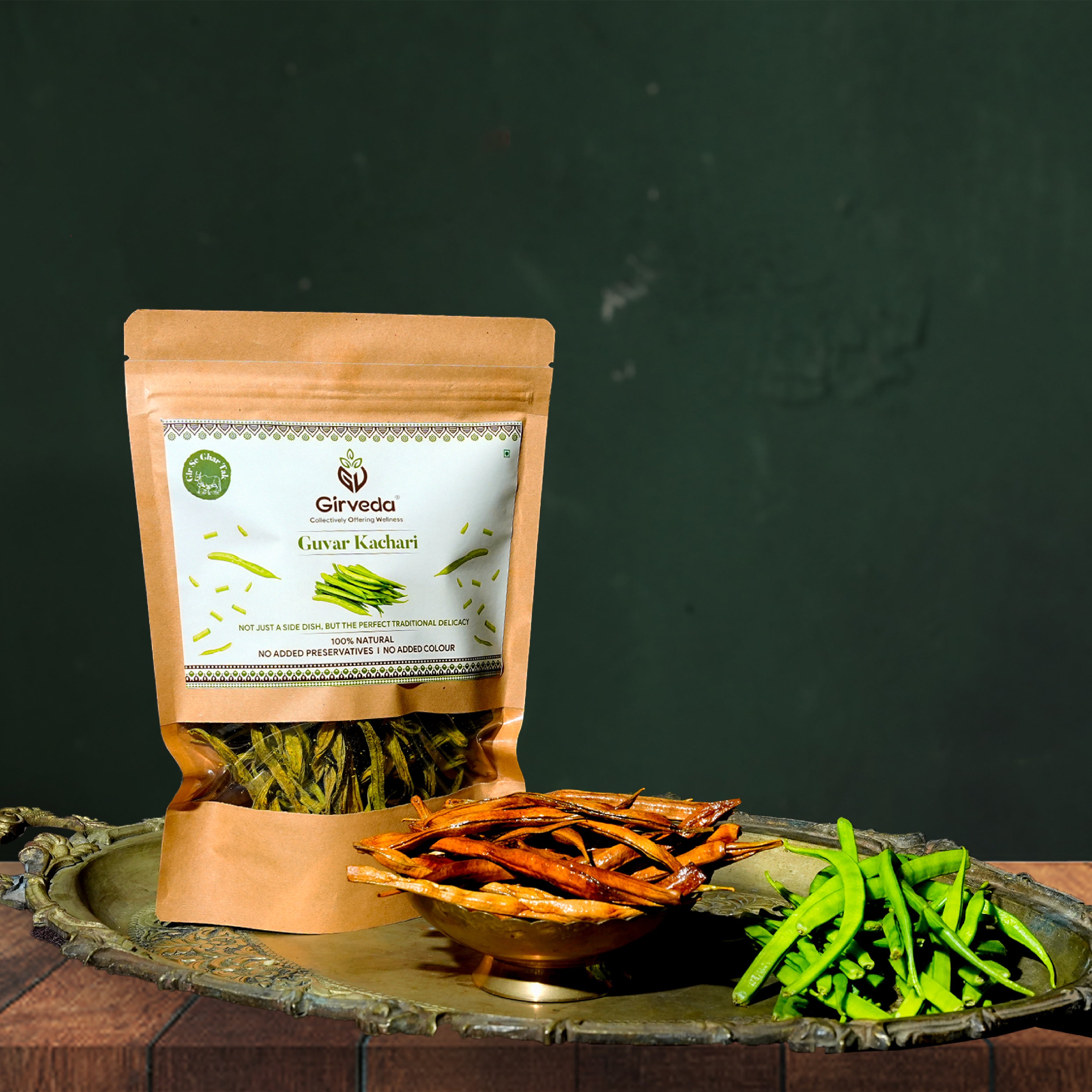 Guvar (Cluster Beans) Kachari 100gm – Girveda