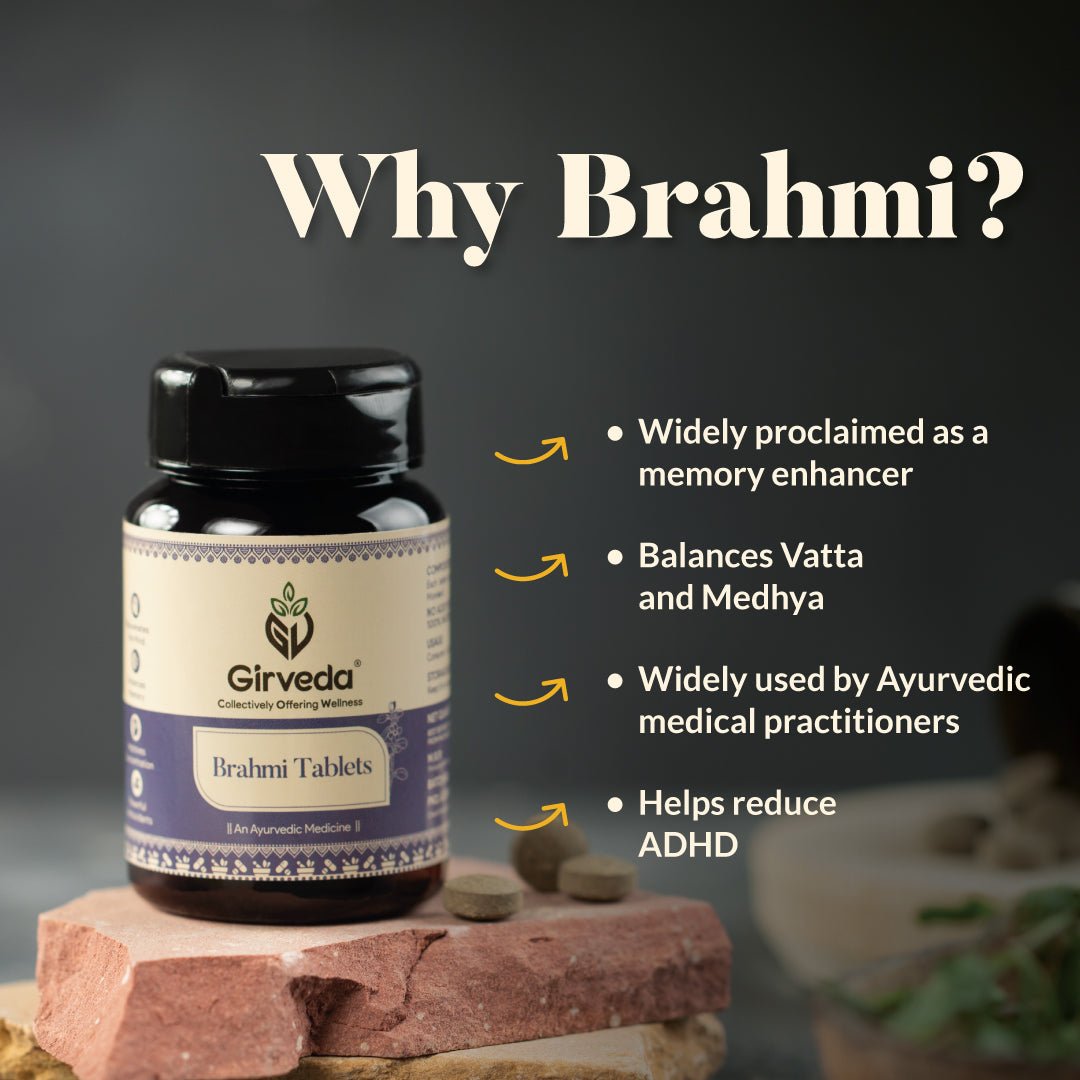 Brahmi Tablets – 60 Tablets – Girveda