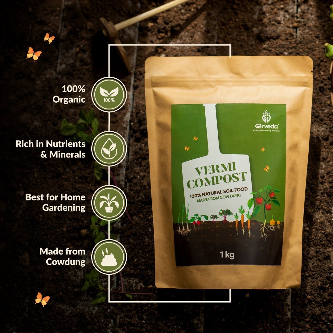 Shop 100% Organic Cow Dung Vermicompost | Girveda